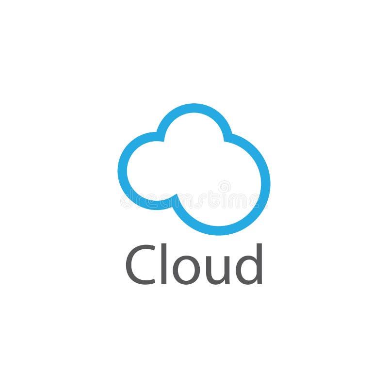 Nuage Logo Vector illustration de vecteur. Illustration du ...