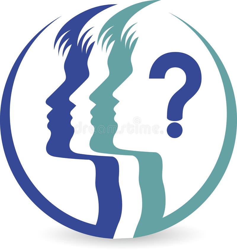 Logo De Pensée De Travail D'équipe Illustration de Vecteur ...