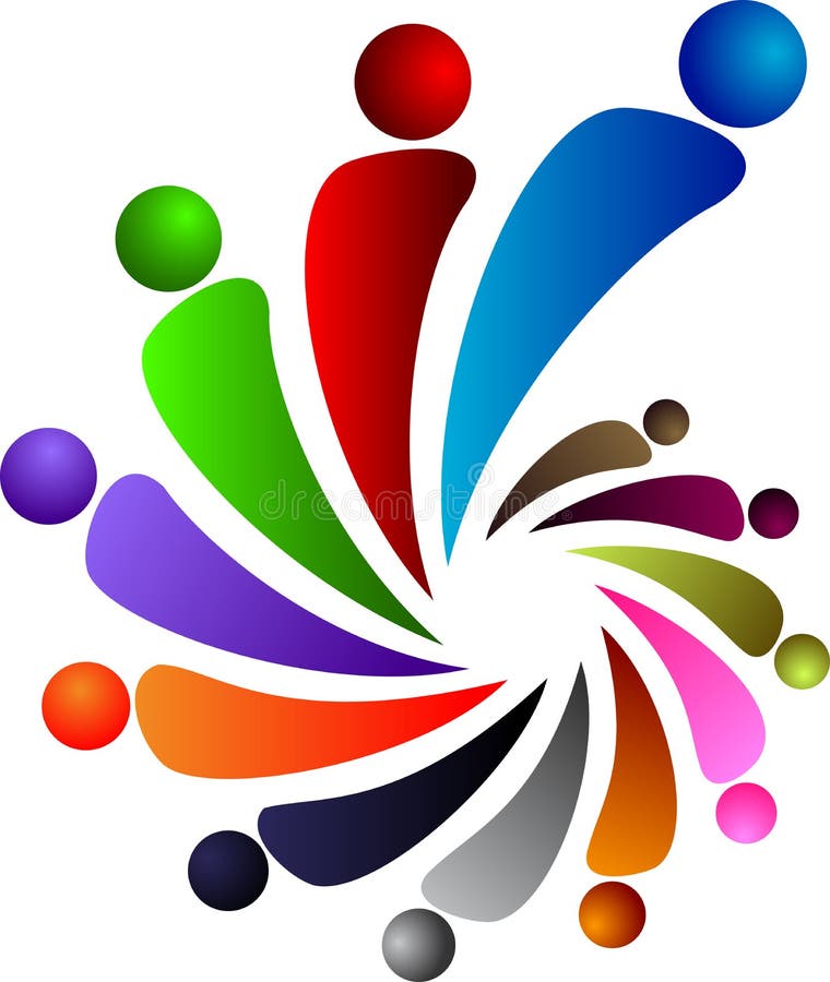 Logo de peuples illustration de vecteur. Illustration du concept - 19388381