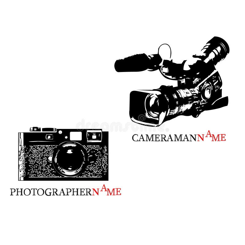 Logo de cameraman illustration de vecteur. Illustration of créateur ...