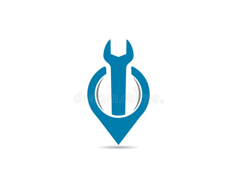 Point De Service Logo Vector Illustration Design Illustration de ...