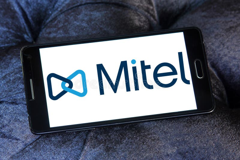 Logo de réseaux de Mitel photo stock éditorial. Image du illustration ...