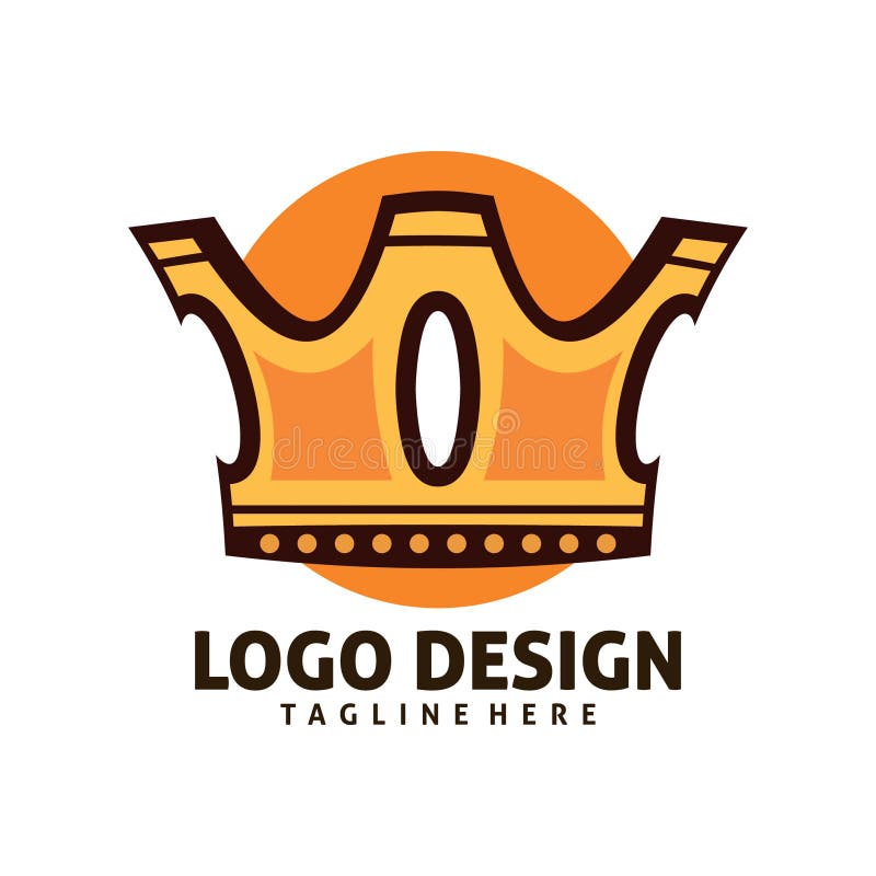 Logo de roi illustration de vecteur. Illustration du entreprise - 97510259