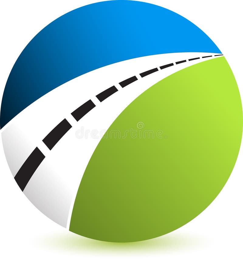 Logo de route illustration de vecteur. Illustration du agrafe - 22664763