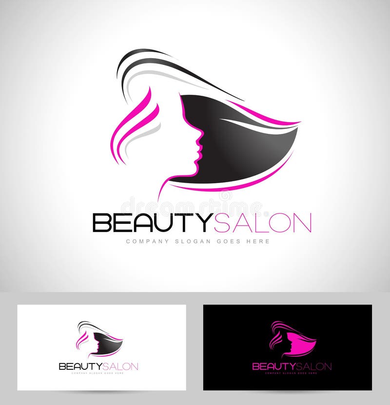 Logo de salon de coiffure illustration de vecteur. Illustration du ...