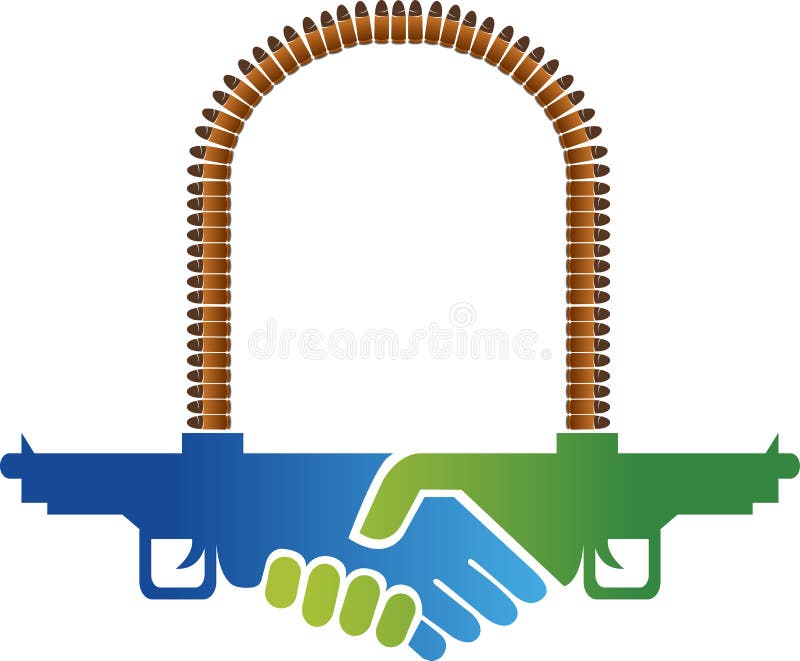 Logo de secousse de main illustration de vecteur. Illustration du ...