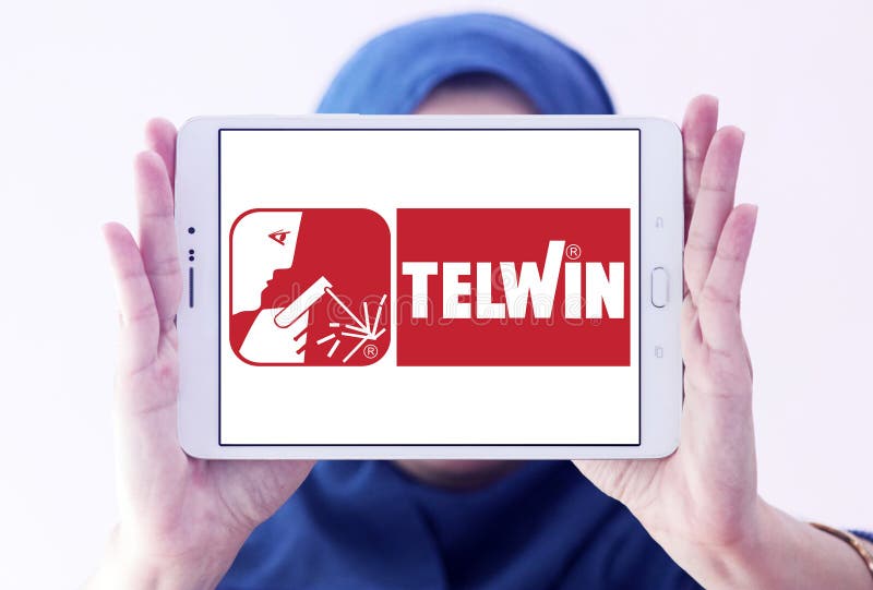 Logo de société de Telwin photographie éditorial. Image du commercial ...