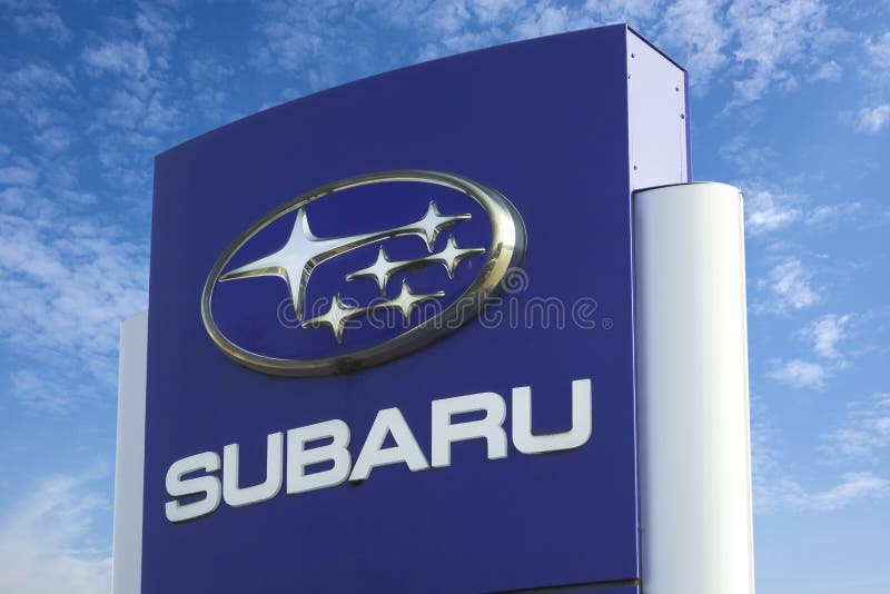 Logo de Subaru Company photographie éditorial. Image du automobile ...
