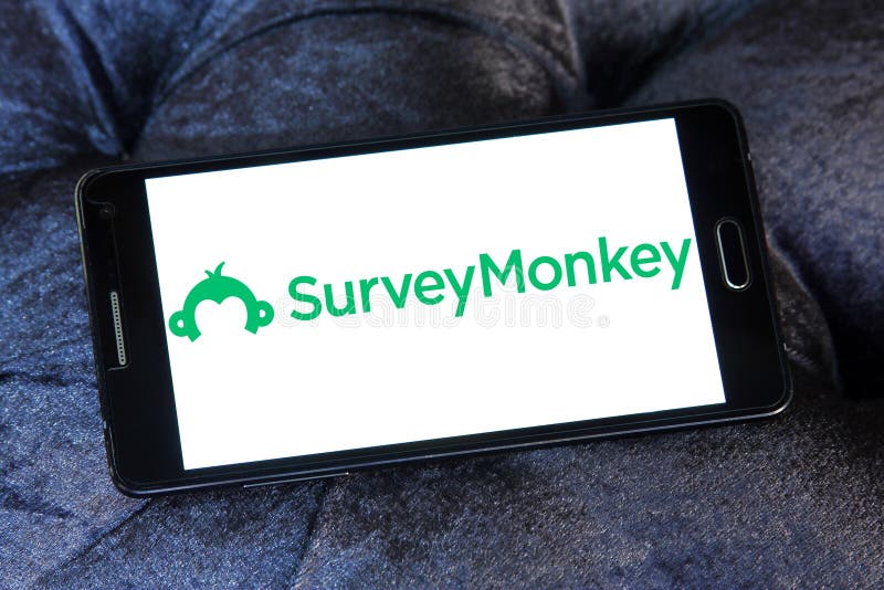 Logo de SurveyMonkey image éditorial. Image du ordinateur - 102406365
