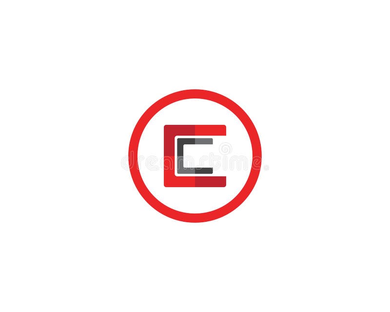 Logo de symbole de C illustration de vecteur. Illustration du rond ...