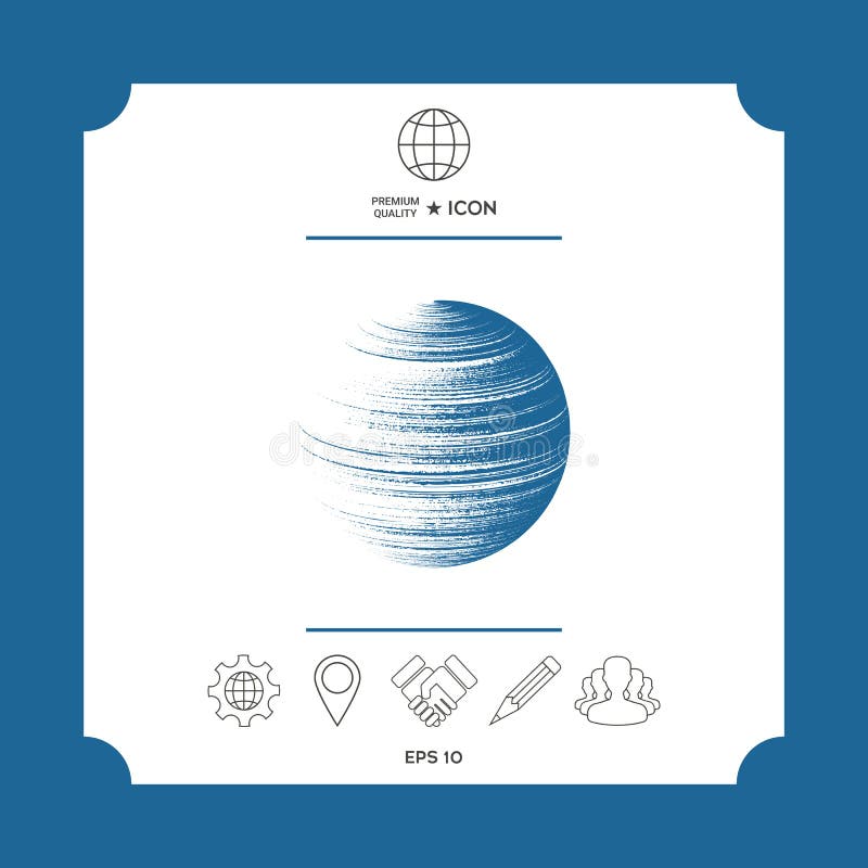 Logo De Symbole De La Terre Illustration de Vecteur - Illustration du ...