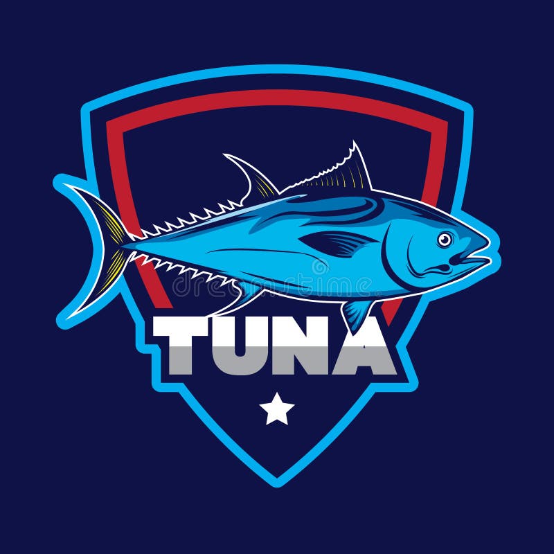 Logo de thon illustration de vecteur. Illustration du frais - 105775732