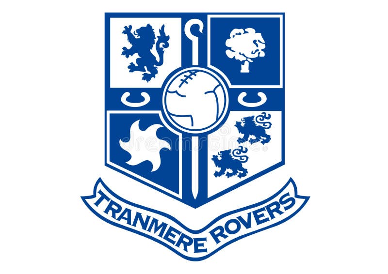 Logo de Tranmere Rovers foto editorial. Ilustración de mundo - 158764091