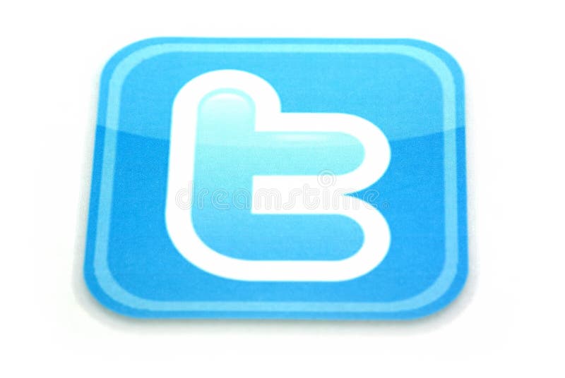 Logo de Twitter photo éditorial. Image du contenu, distribution - 17495716