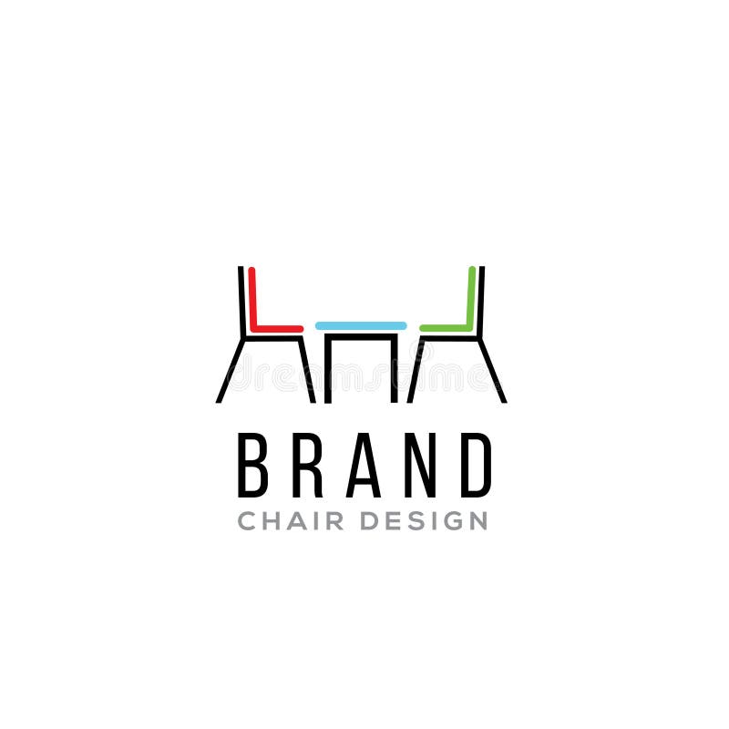 Conception De Logo De Chaise Illustration Stock - Illustration du logo ...