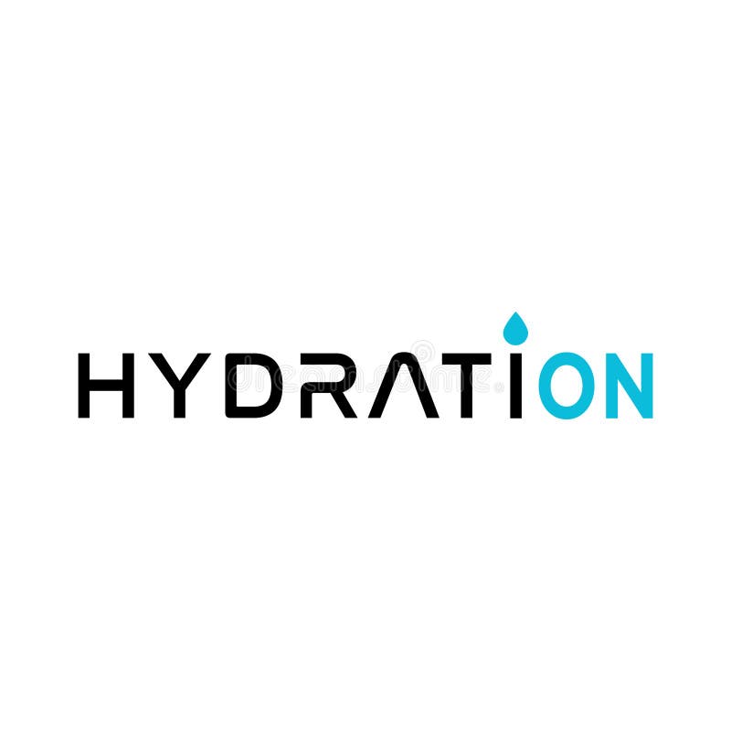 Logo De Vecteur D'hydratation Illustration de Vecteur - Illustration du ...