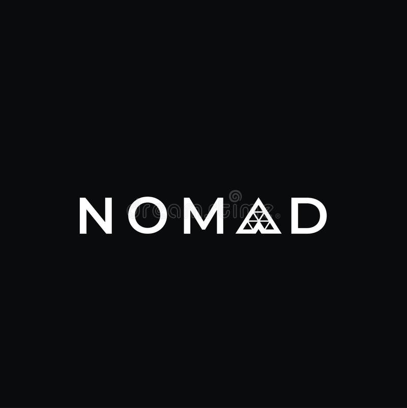 Logo De Vecteur De Nomade Emblème De Nomade Illustration de Vecteur ...
