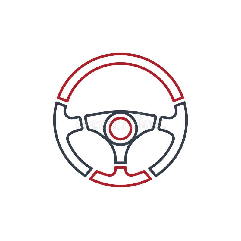 Logo de vecteur de volant illustration de vecteur. Illustration du ...