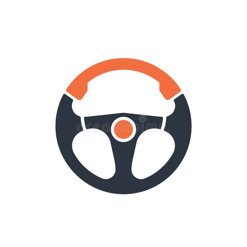 Logo de vecteur de volant illustration de vecteur. Illustration du ...