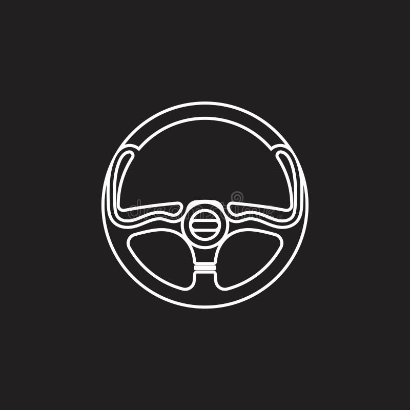 Logo de vecteur de volant illustration de vecteur. Illustration du ...