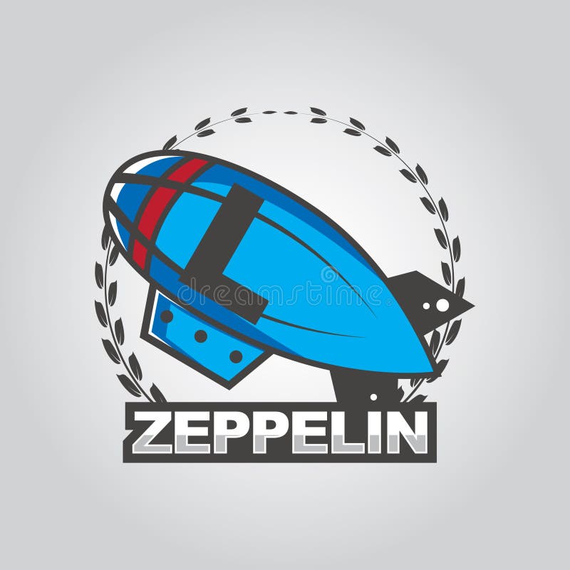 Logo de zeppelin illustration de vecteur. Illustration of aventure ...