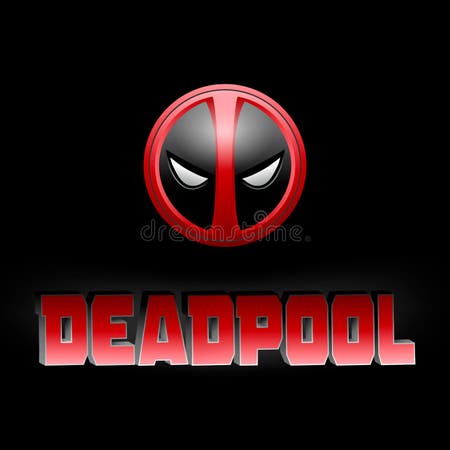 Logo Deadpool editorial photo. Illustration of hero - 144205291