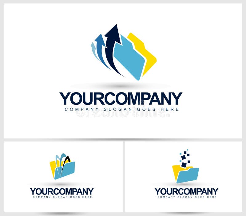 Logo dei documenti illustrazione vettoriale. Illustrazione di documenti ...