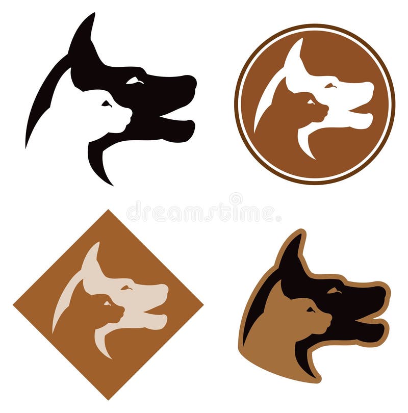 Disegno Bianco E Nero Del Cane Illustrazioni, Vettoriali E Clipart ...