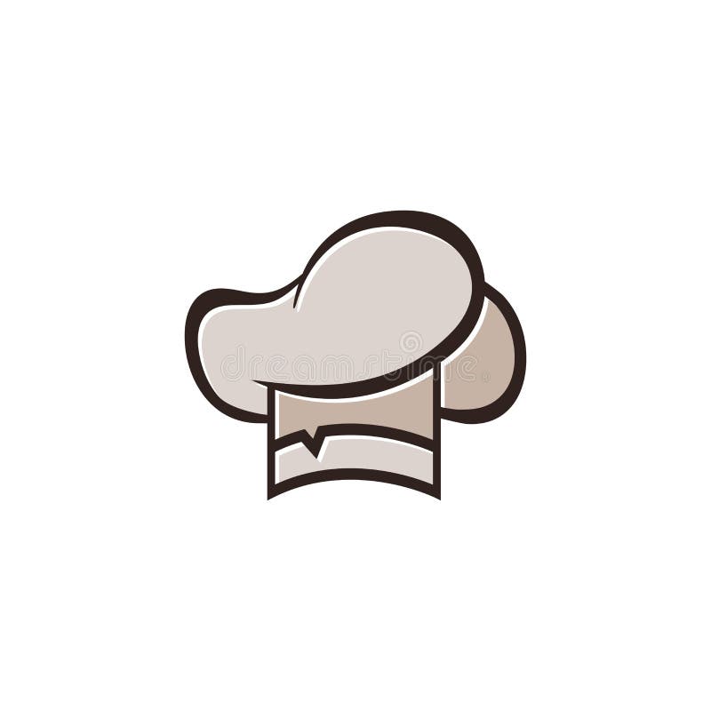 Logo Del Cappello Del Cuoco Unico Illustrazione Vettoriale - Illustrazione di icona, mangi ...