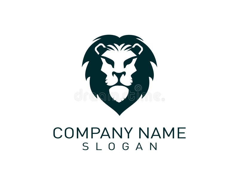 Logo 2 del leone illustrazione vettoriale. Illustrazione di potenza ...