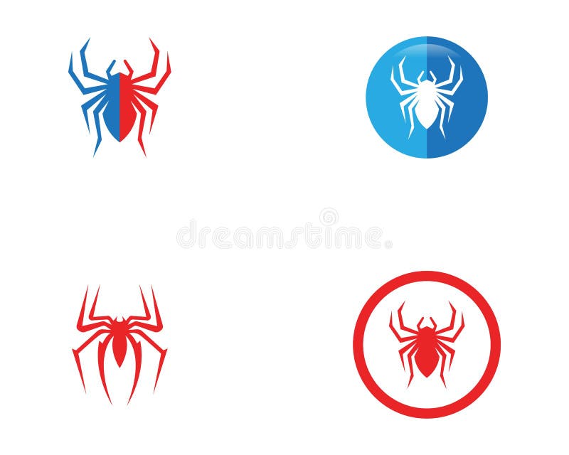 Logo Del Ragno Ed Icone Del Modello Di Simboli Illustrazione Vettoriale ...