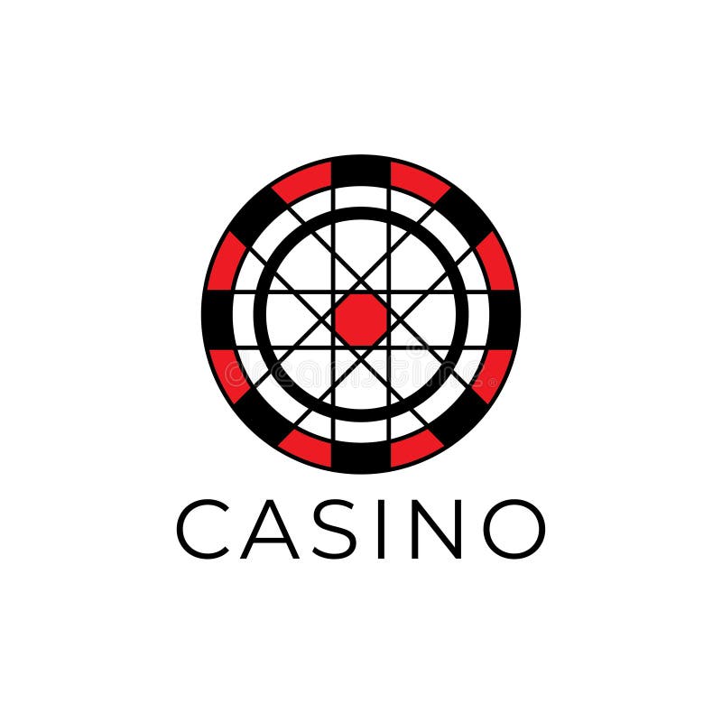 Logo Del Vector Del Casino Icono De Ruleta Icono De Espacio Vector ...