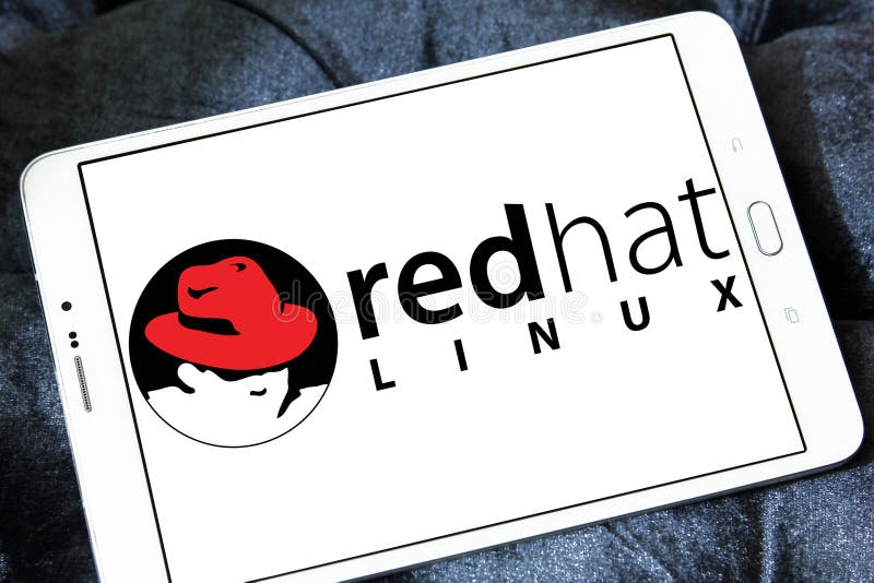 Logo Dell'azienda Di Software Di Red Hat Fotografia Stock Editoriale ...