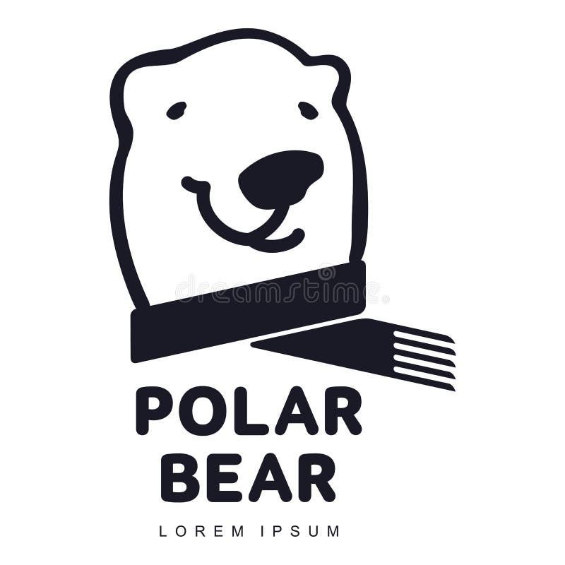 Logo dell'orso polare illustrazione di stock. Illustrazione di ...