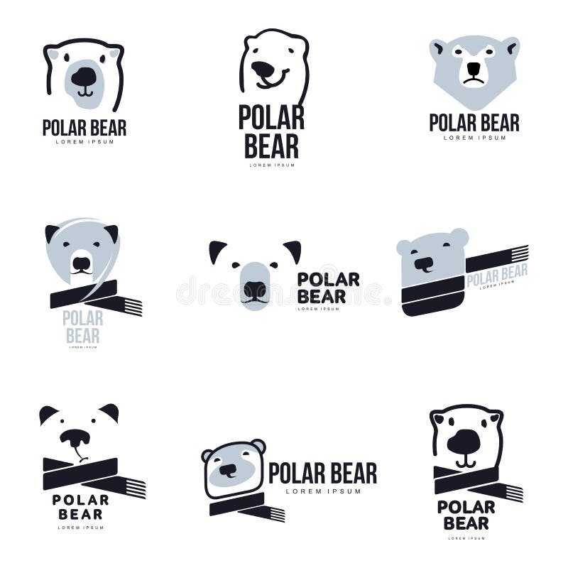 Logo dell'orso polare illustrazione di stock. Illustrazione di ...