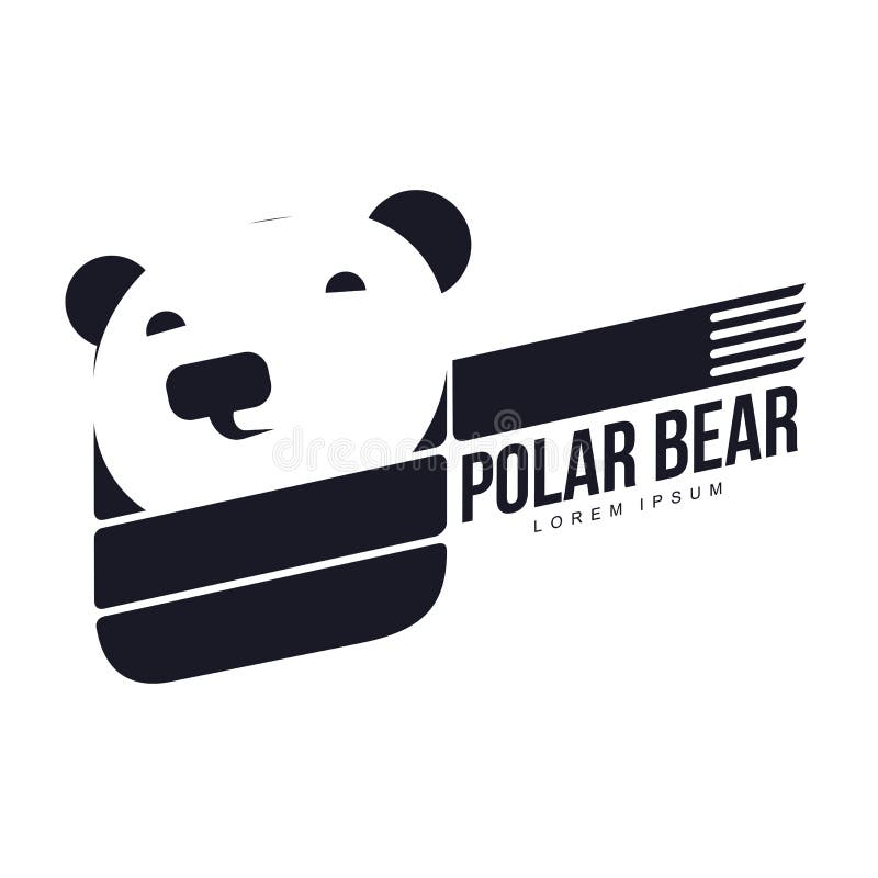 Logo dell'orso polare illustrazione di stock. Illustrazione di ...