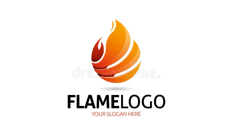 Logo della fiamma illustrazione di stock. Illustrazione di pictogram ...