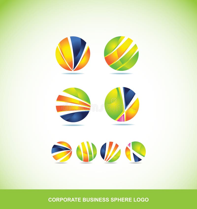 Logo della sfera illustrazione vettoriale. Illustrazione di azione ...