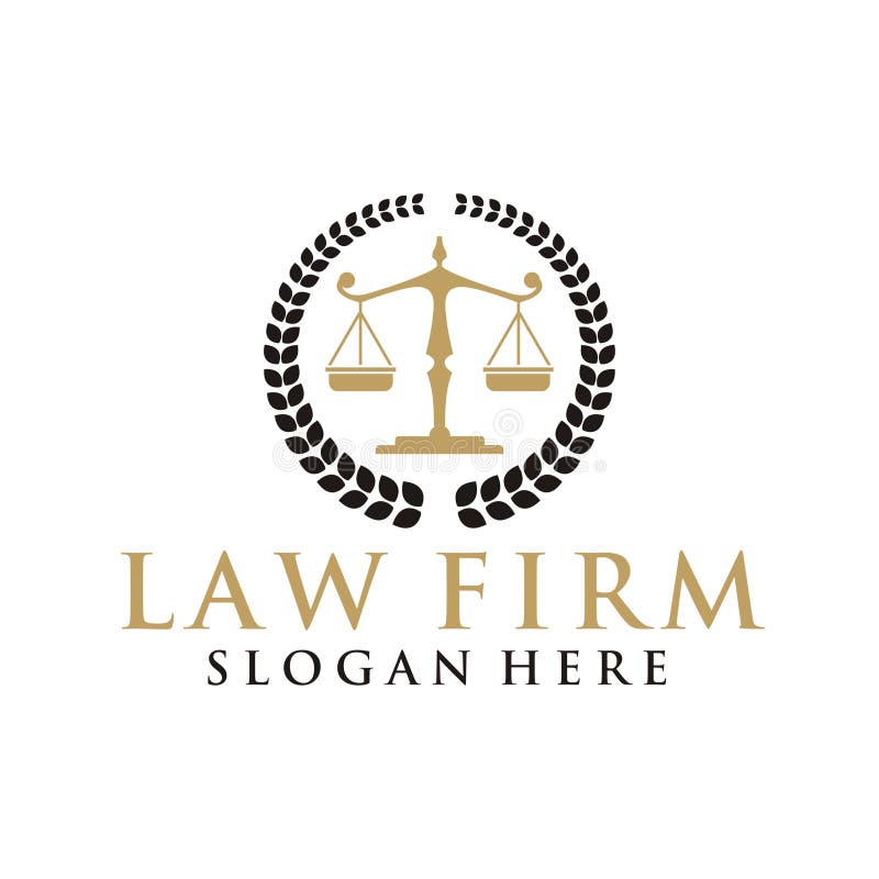Logo dello studio legale illustrazione di stock. Illustrazione di ...