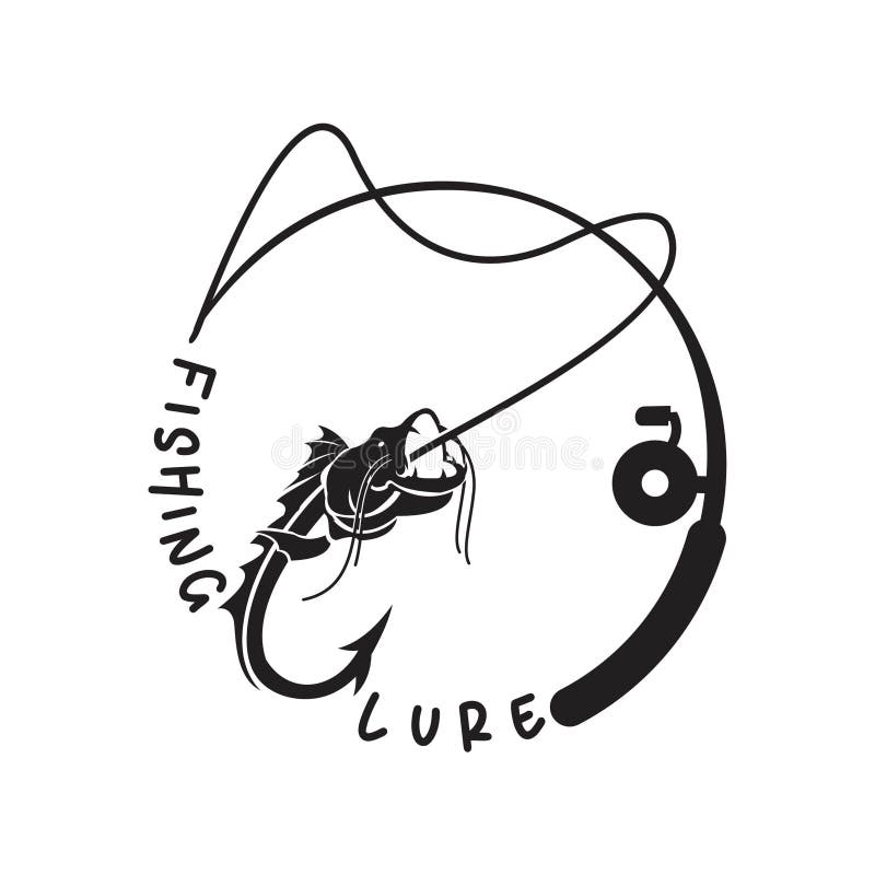 Logo der Lockfischerei vektor abbildung. Illustration von element ...