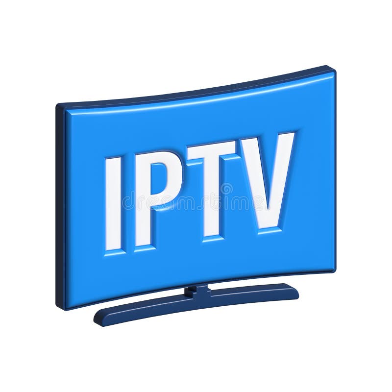 Logo Des Iptv-Symbols 3D-Abbildung Stock Abbildung - Illustration von ...
