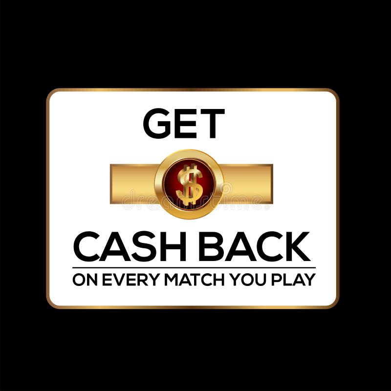 Get Cash Back Offer Card Design Stock Vector - Illustration of company ...