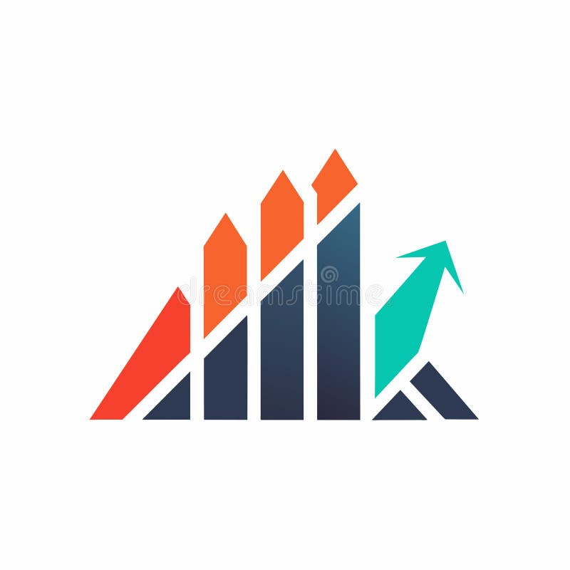 Logo Design with Arrows Pointing Upwards, Symbolizing Growth and ...