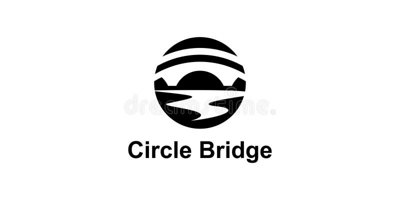 Logo Design Combination of Bridge and Circle, Logo for Bridge Project ...