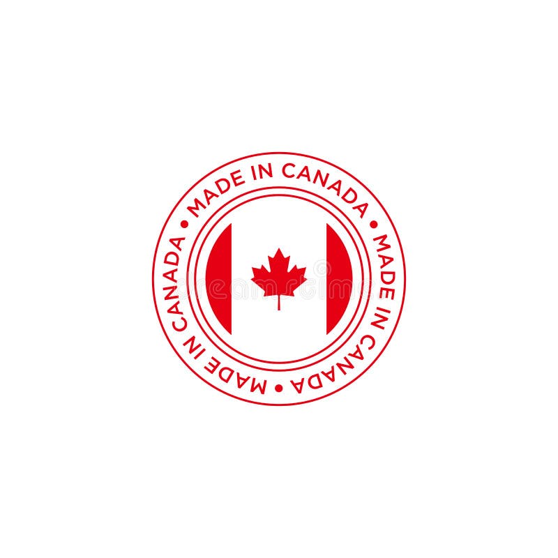 Logo Design Concept Made in Canada Stock Vector - Illustration of ...