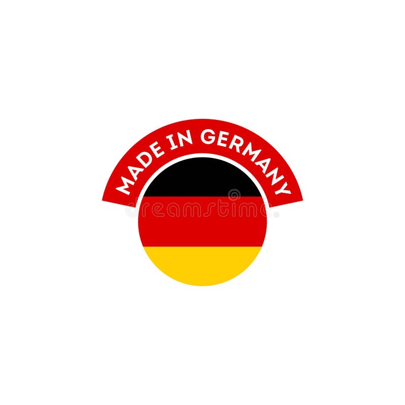 Logo Design Concept Made in Germany Vector Stock Vector - Illustration ...