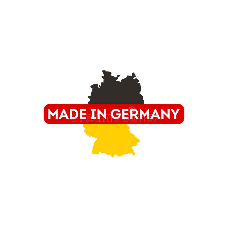 Logo Design Concept Made in Germany Vector Stock Vector - Illustration ...