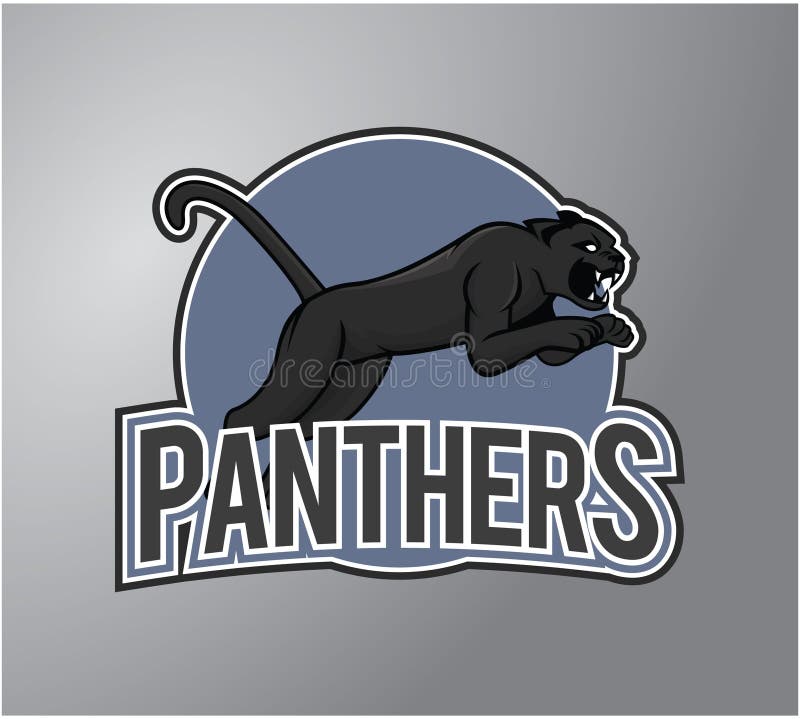Panter Logo Design Creative Art Stock Vector - Illustration of draw ...