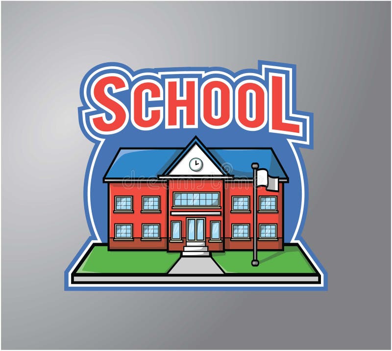 School Logo Design Creative Art Stock Vector - Illustration of ...