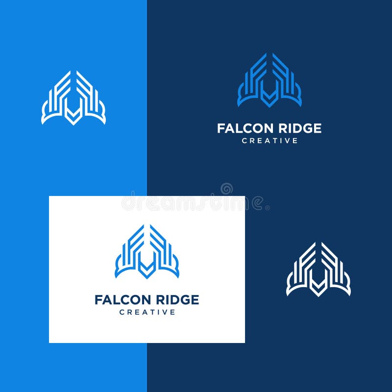 Logo Design Eagle Hawk Falcon Stock Vector - Illustration of branding ...